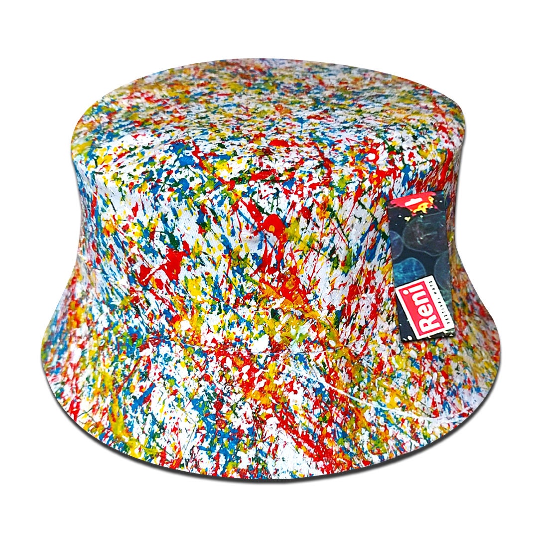 Classic White Multi Colour Reni Bucket Hat Pollock Roses Style - Etsy