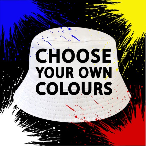 CHOOSE YOUR OWN Colours Reni Bucket Hat Pollock Roses Style | Etsy