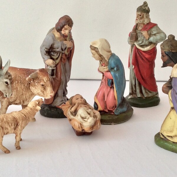 Pewter Nativity Set - Etsy