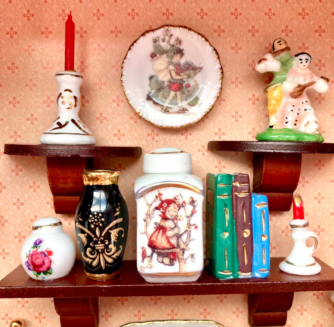 Vintage REUTTER ORIGINAL German Miniature Antique Shop, Shadow Box ...