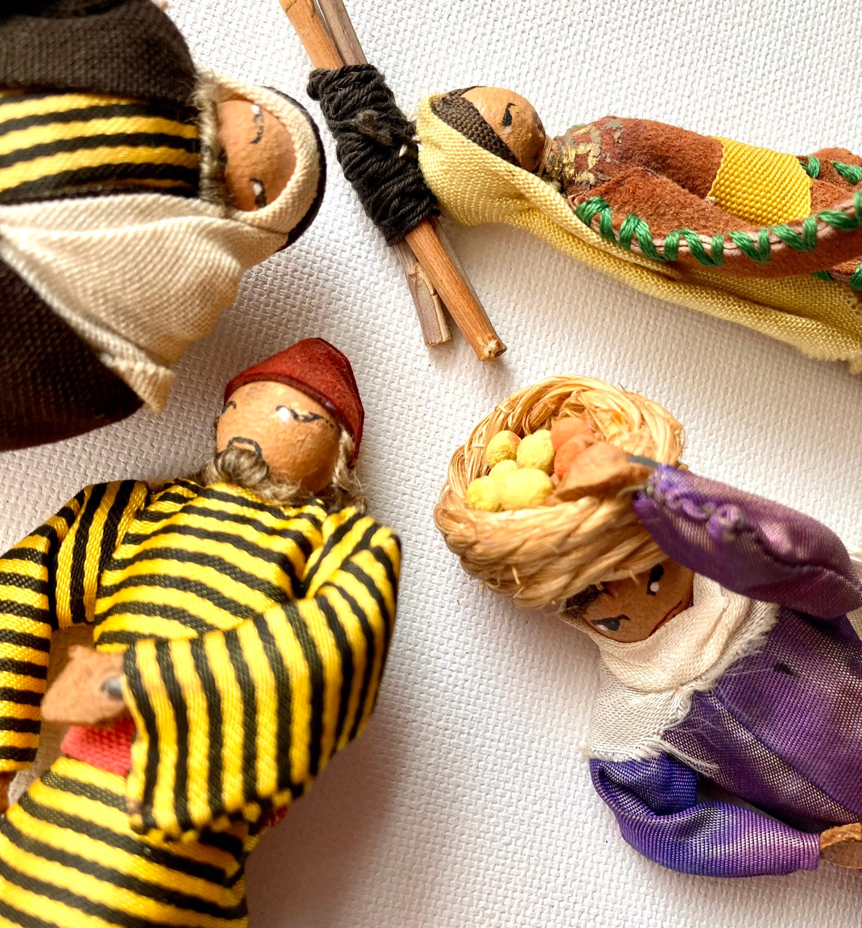 Vintage Wire Dolls Tribal Cloth Dolls Folk Art Dolls - Etsy