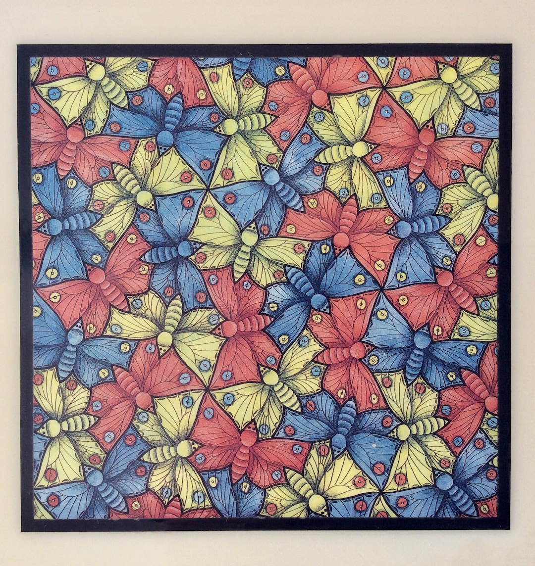 Art Tile, Ceramic Tile, Moth or Butterflies, 7-3/4 X 7-3/4 Inches ...