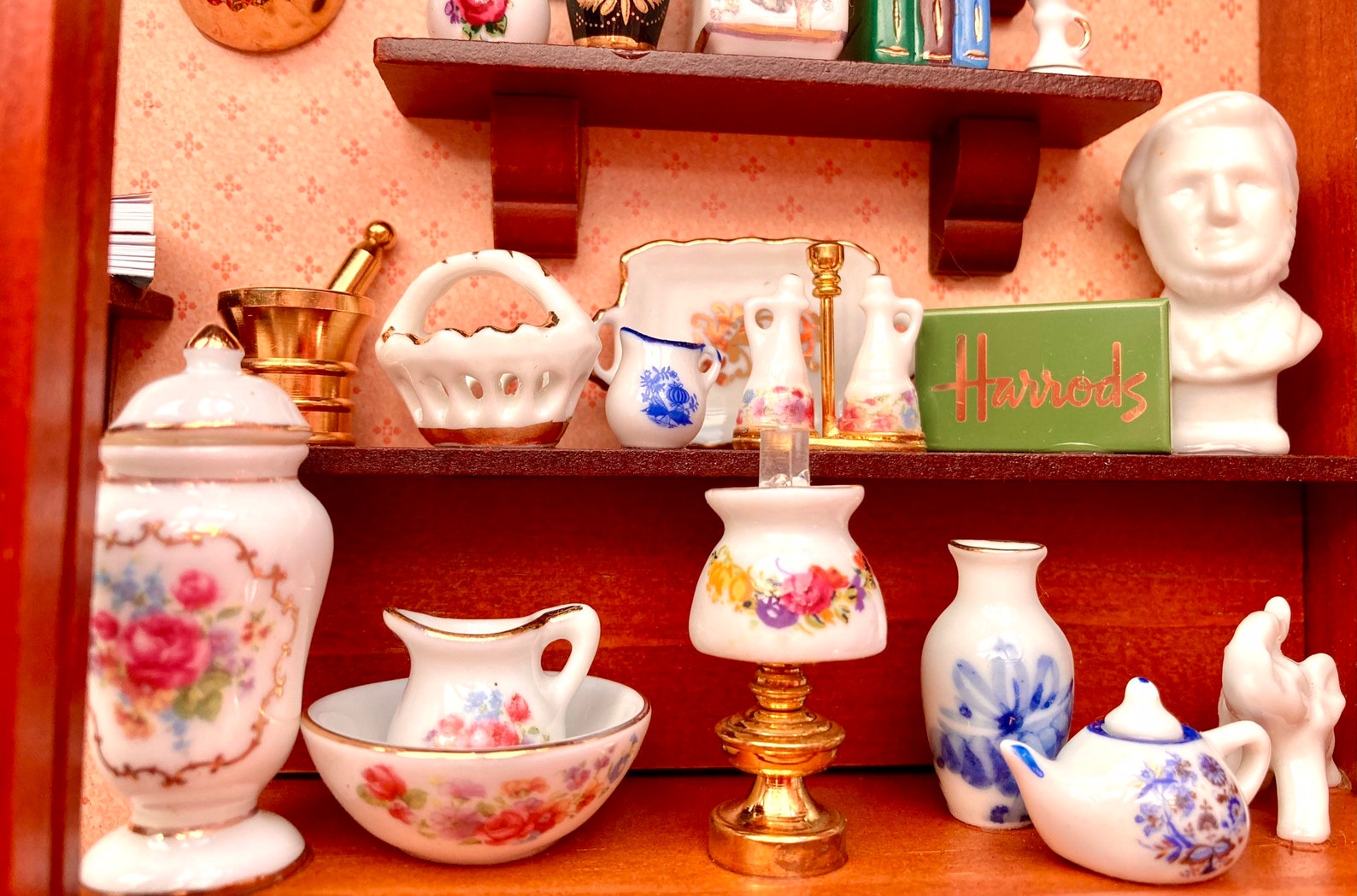 Vintage REUTTER ORIGINAL German Miniature Antique Shop, Shadow Box ...