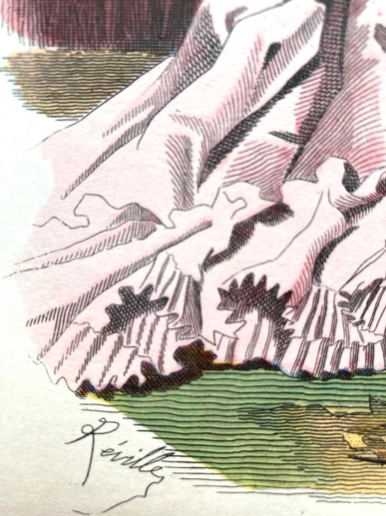 Set of 12 Colored Fashion Plate Prints Dress History Victorian, Art ...