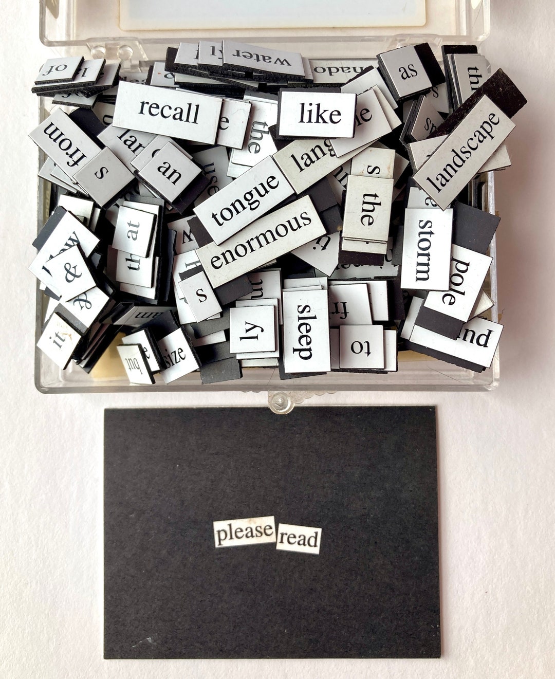 Magnetic Game Original Edition - Word Kit For Refrigerator Poetry And ...