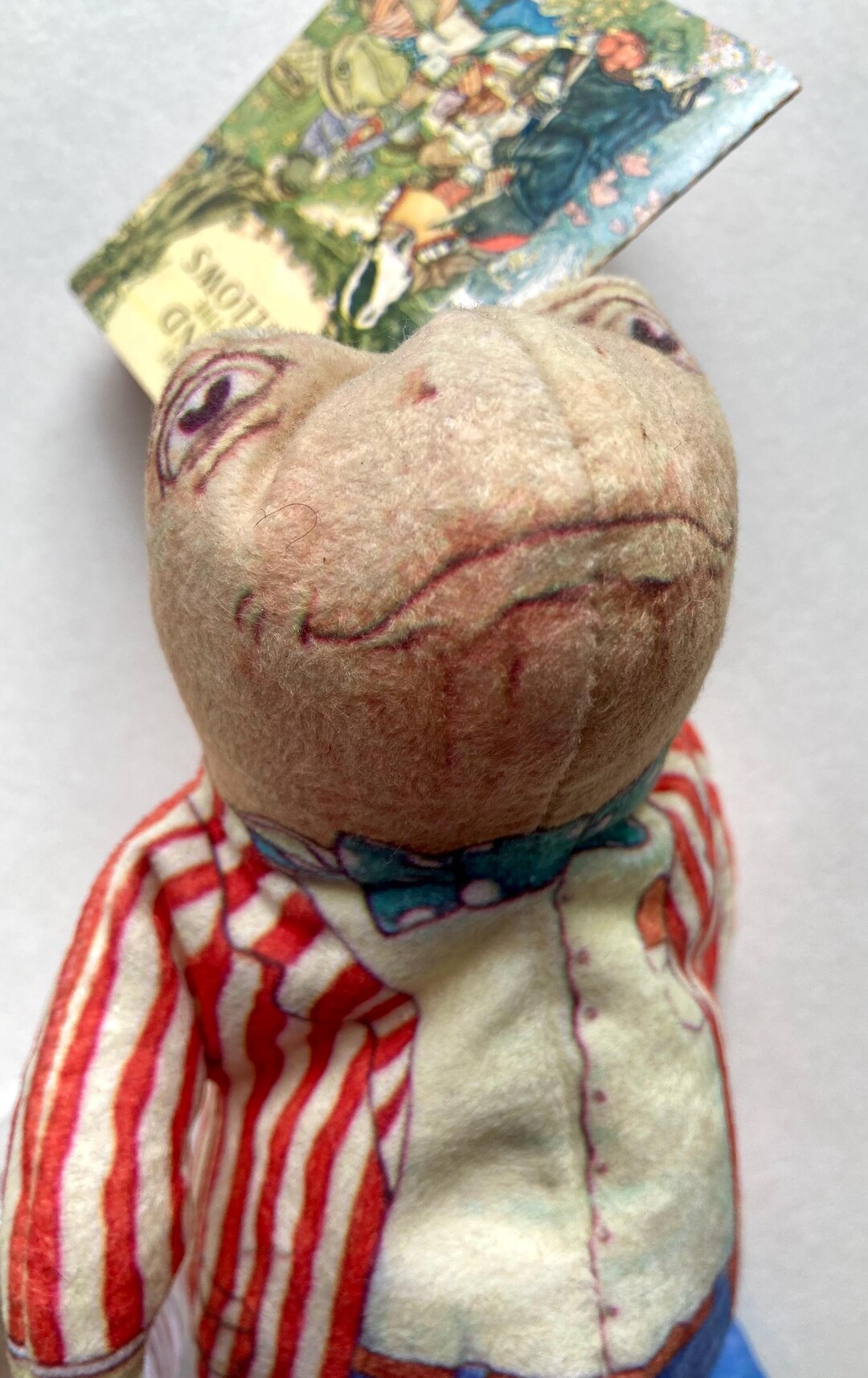 The Toy Works Vintage 1980s the Wind in the Willows Toad Plush Bean Bag ...