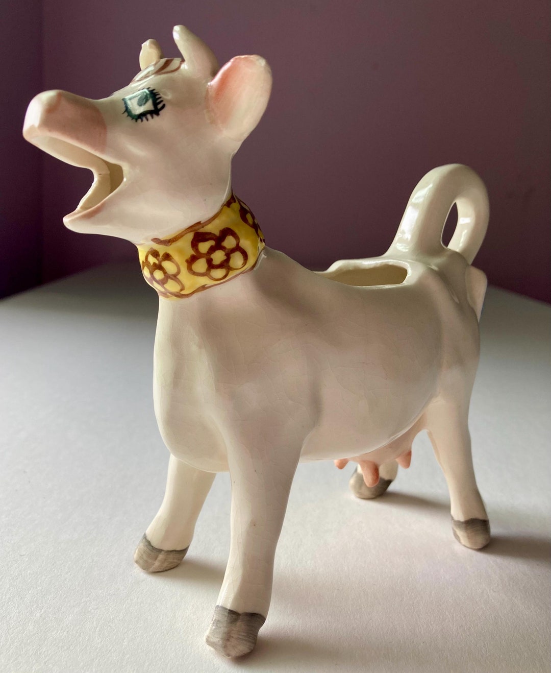 Elsie the Cow Porcelain Cow Pitcher Creamer Borden Dairy Advertising ...