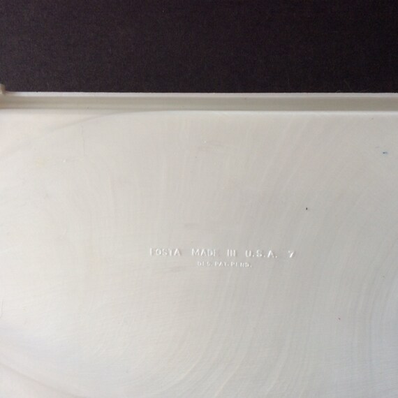 Mid Century Fosta plastic box, celluloid vanity box, … - Gem