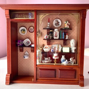 Vintage REUTTER ORIGINAL German Miniature Antique Shop, Shadow Box ...