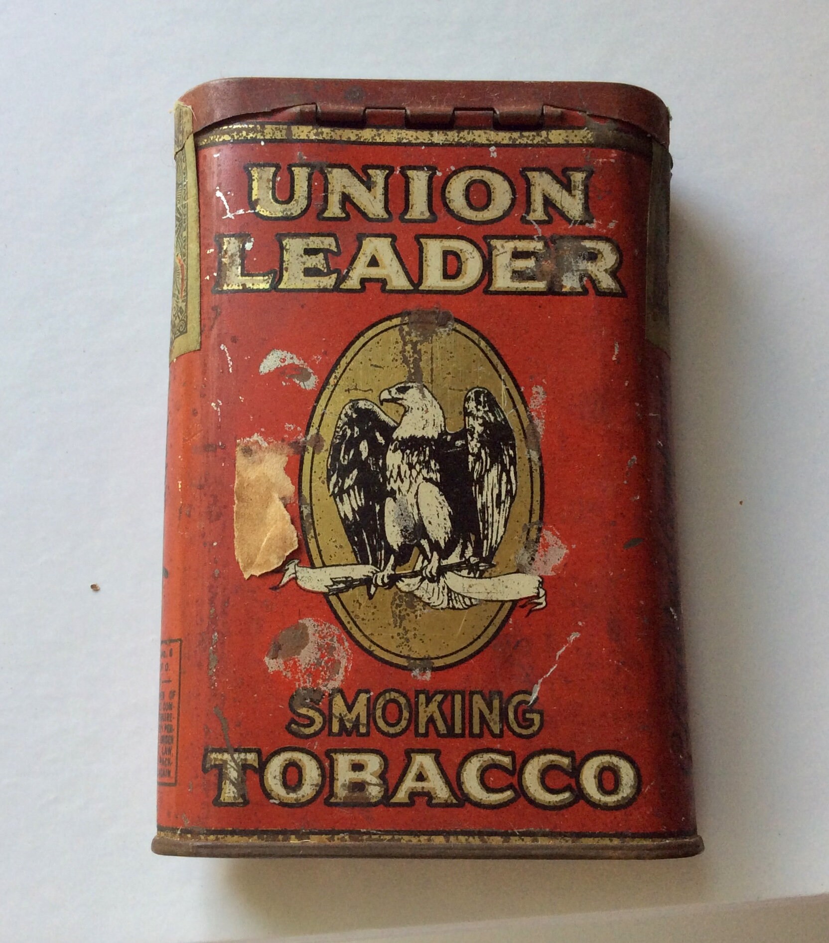 Union Leader Smoking Tobacco Tin Tobacco Collectible Tin - Etsy