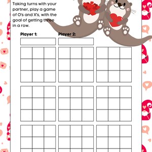 Valentine Tic Tac Toe Printables - Etsy