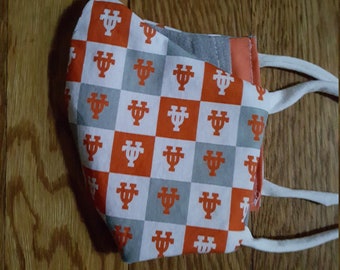 University of Texas New Style Face Mask With Sewn in Filter, Pocket and ...