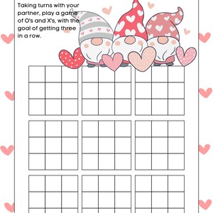 Valentine Tic Tac Toe Printables - Etsy