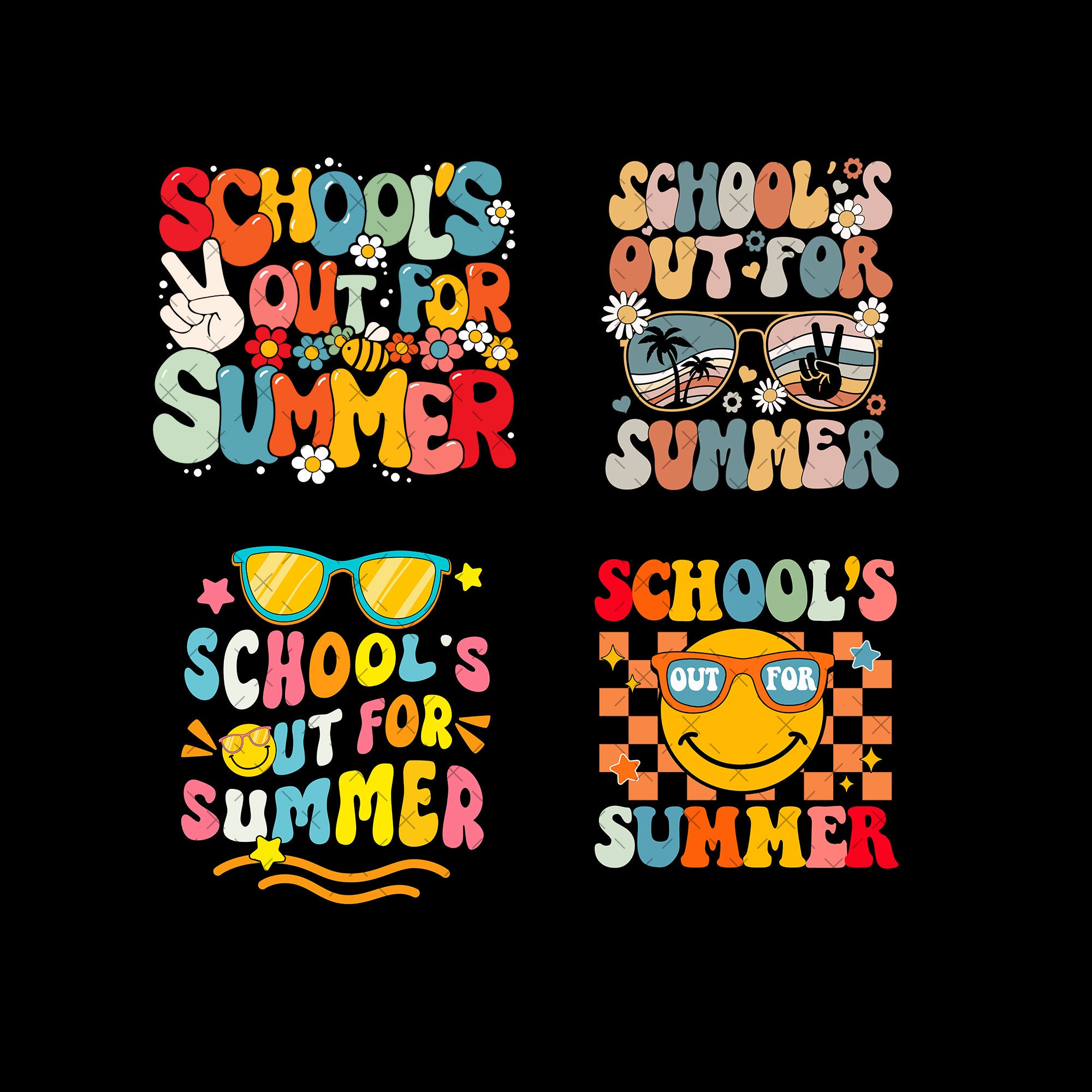 4 School's Out for Summer PNG, Last Day of School Png ,summer Teacher ...