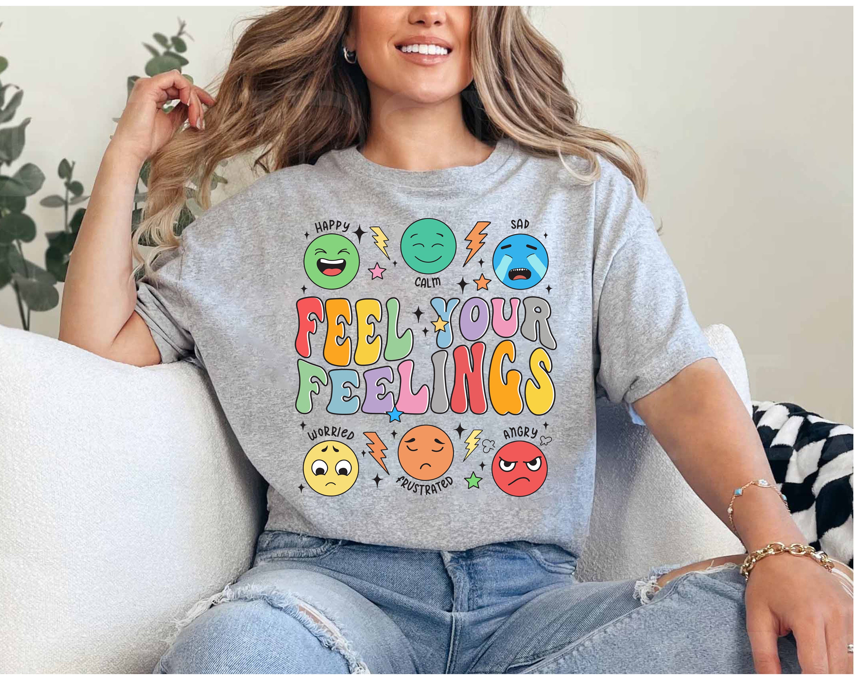 Feel Your Feelings Shirt, Its Ok to Feel All the Feels Shirt, School ...