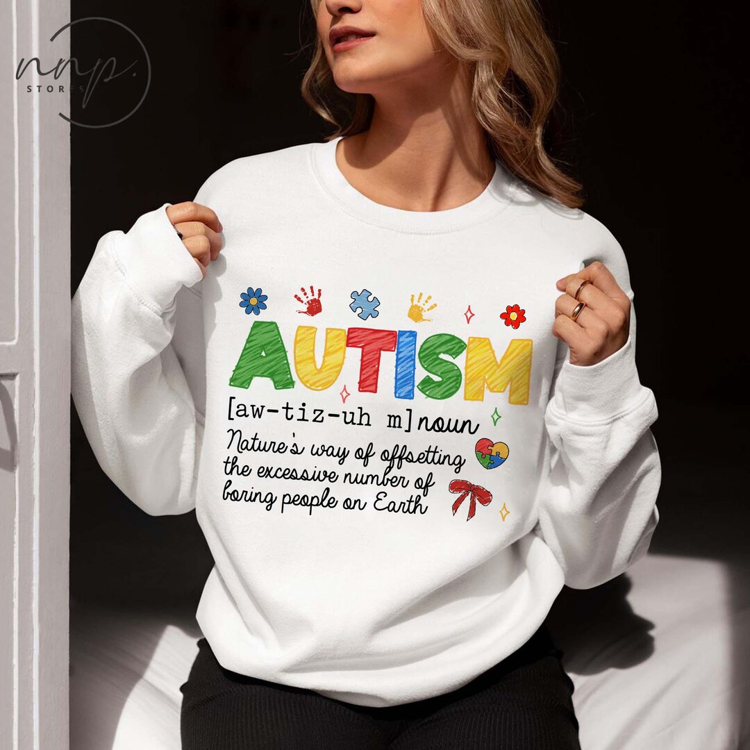 Autism Definition Shirts, Autism Awareness T-shirt, Neurodivergent ...