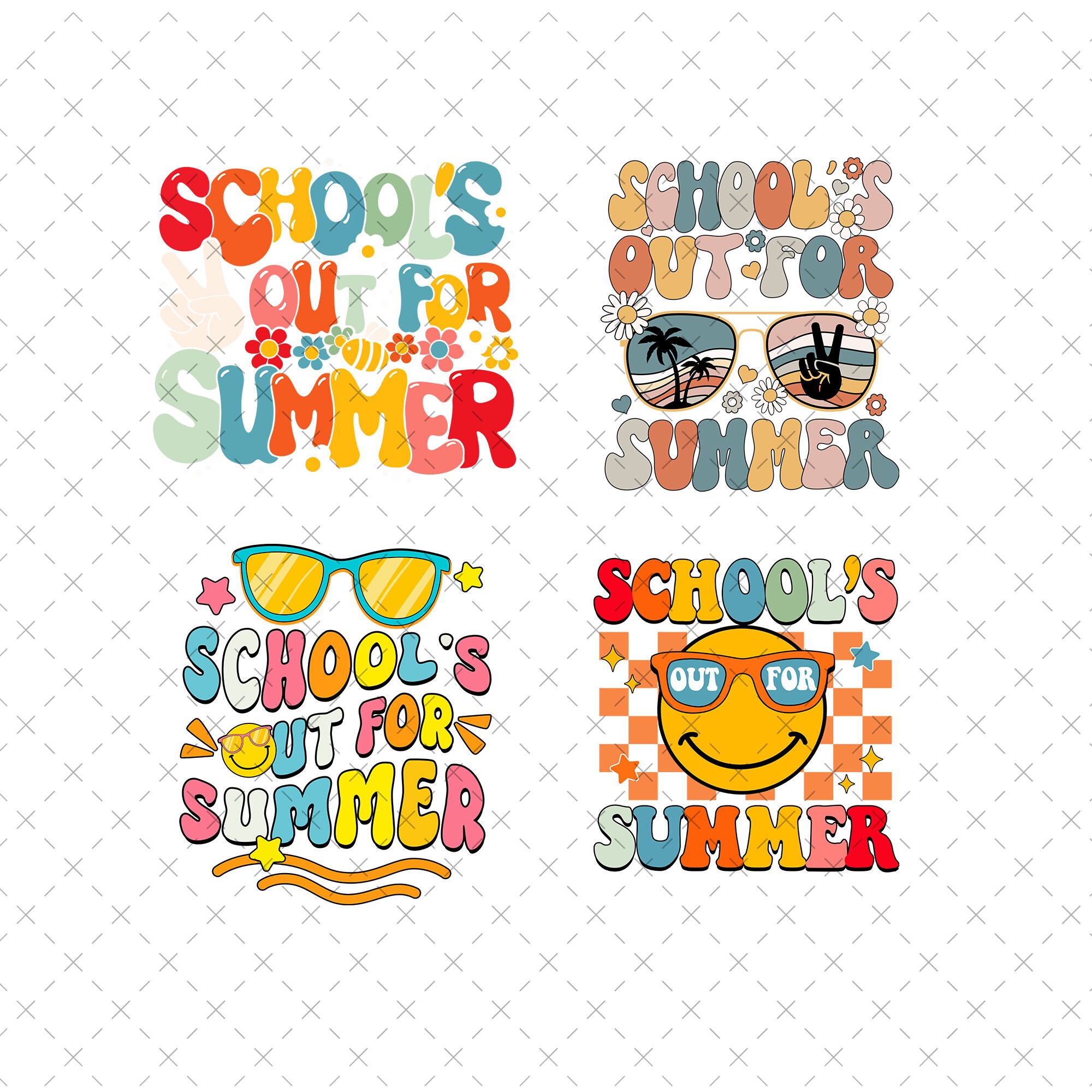 4 School's Out for Summer PNG, Last Day of School Png ,summer Teacher ...