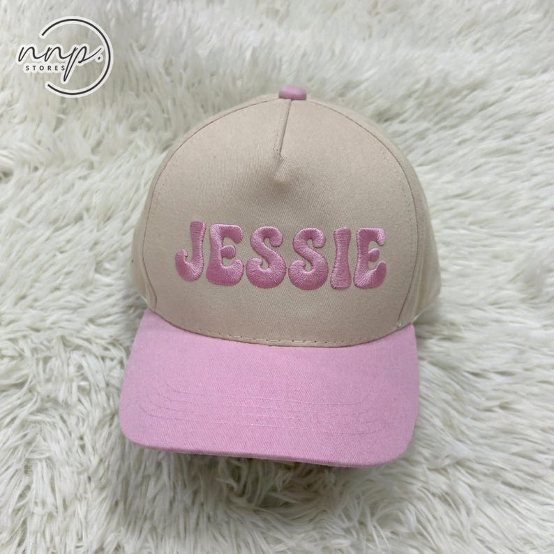 Embroidered Custom Kids Name Hat, Childrens Hat, Personalized Kids Two ...