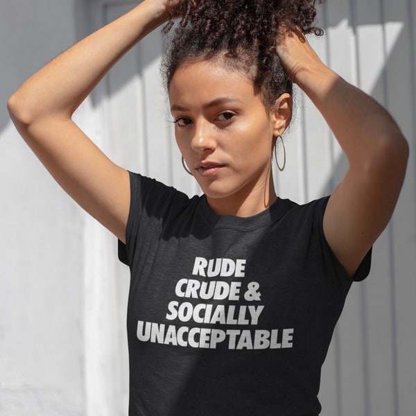 Rude T Shirt - Etsy UK
