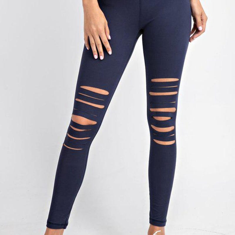 Ripped Yoga Pants - Etsy