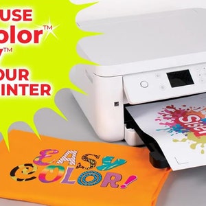 Printable HTV Inkjet | Easycolor DTV Heat Transfer Vinyl Direct to ...