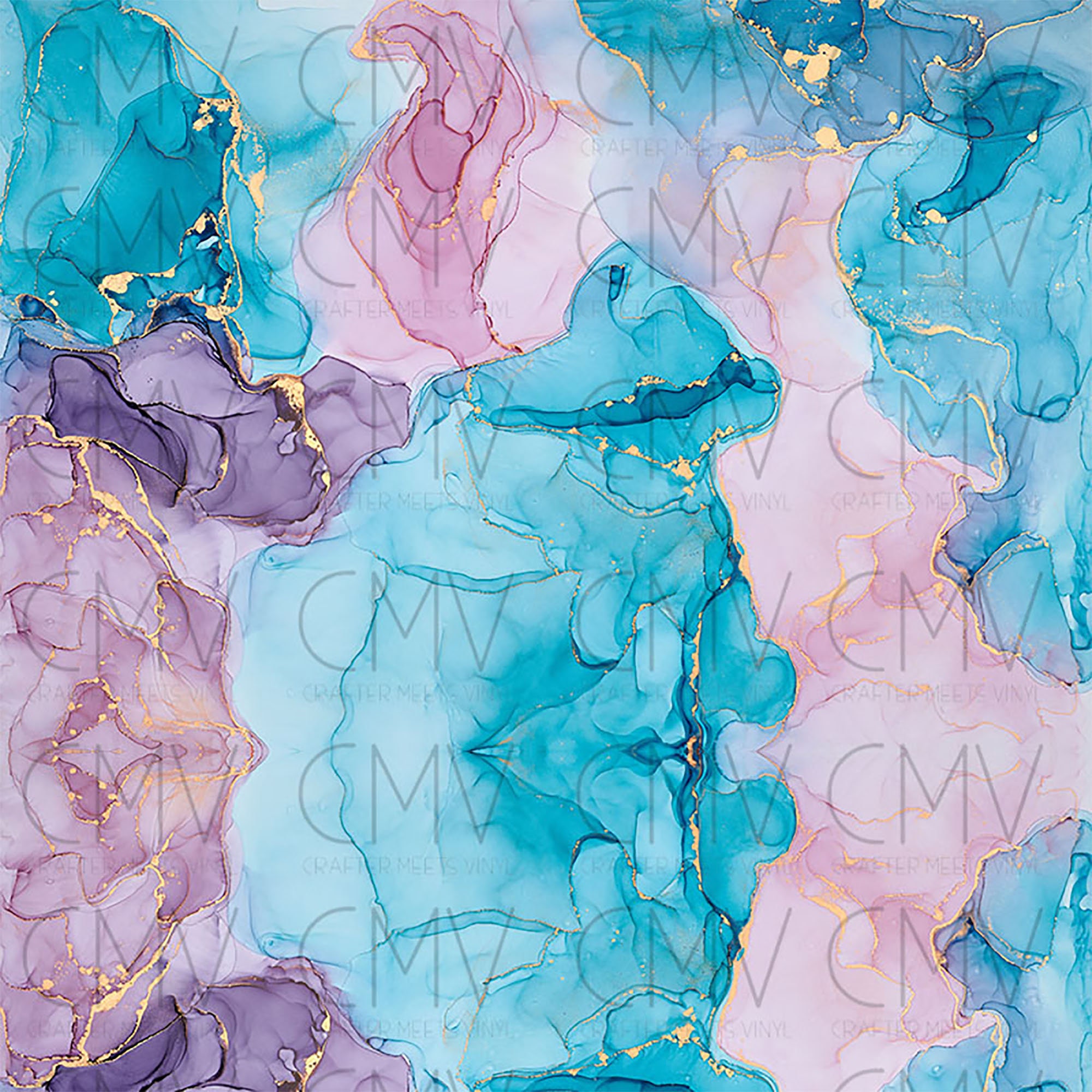 Watercolor Marble Vinyl Iron on HTV Pattern Heat Transfer Vinyl With ...