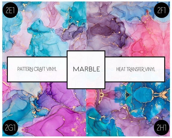 Watercolor Marble Vinyl Iron on HTV Pattern Heat Transfer - Etsy