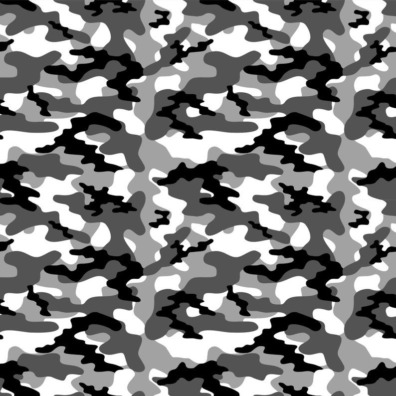 Black Camo Permanent Vinyl Army Camo HTV Heat Tape Provided Works ...