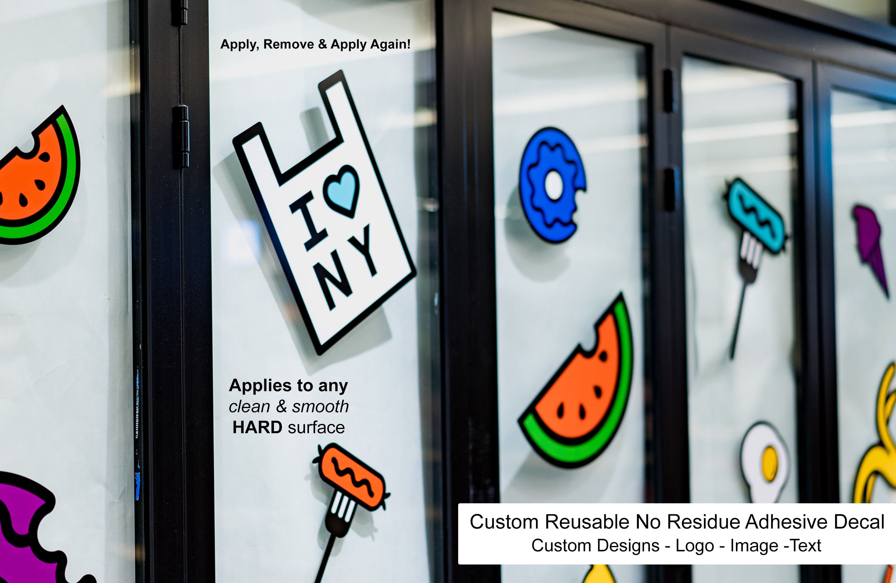 Personalized Clear Stickers Custom Print Your Logo Text Picture Image ...