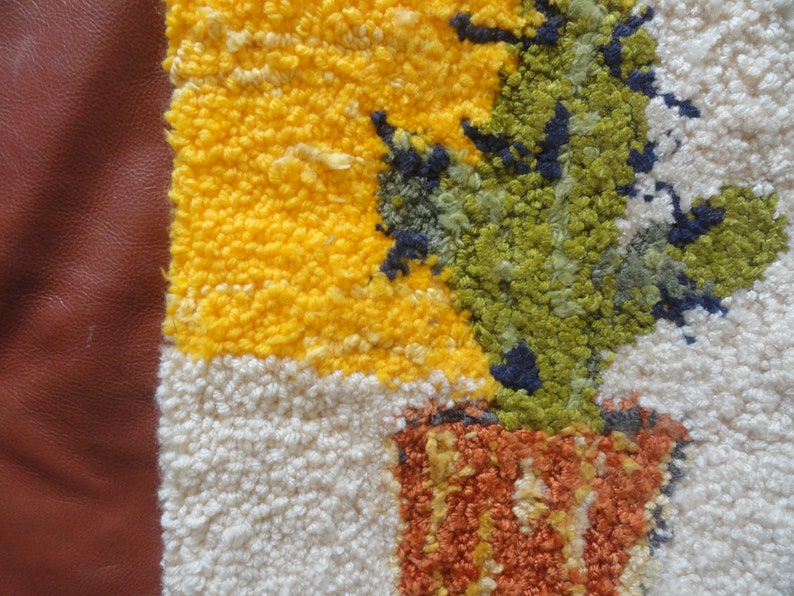 Cacti Needle Punch Art Work, Textile, Wall Art, Desert Plants, Yarn Art ...