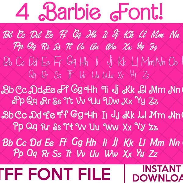 Mattel Font Svg - Etsy