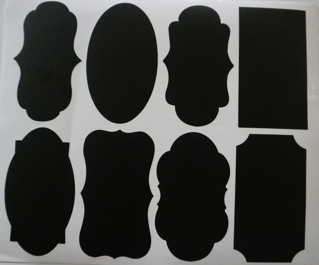 18 LARGE CHALKBOARD LABELS, Table Labels-kitchen Entican Labels ...