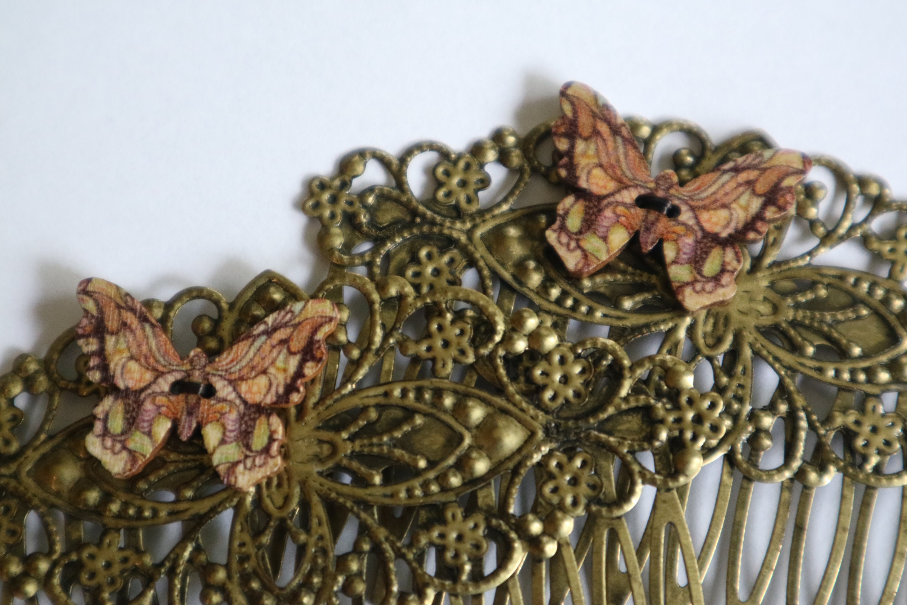Womens Hair Combs Set - Butterfly Hair Comb Clip - Decorative Hair Comb ...