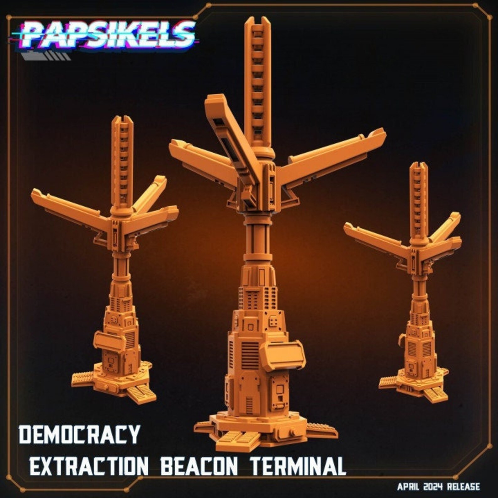 Democracy Troopers Extraction Beacon Terminal 32mm Scale Terrain - Etsy
