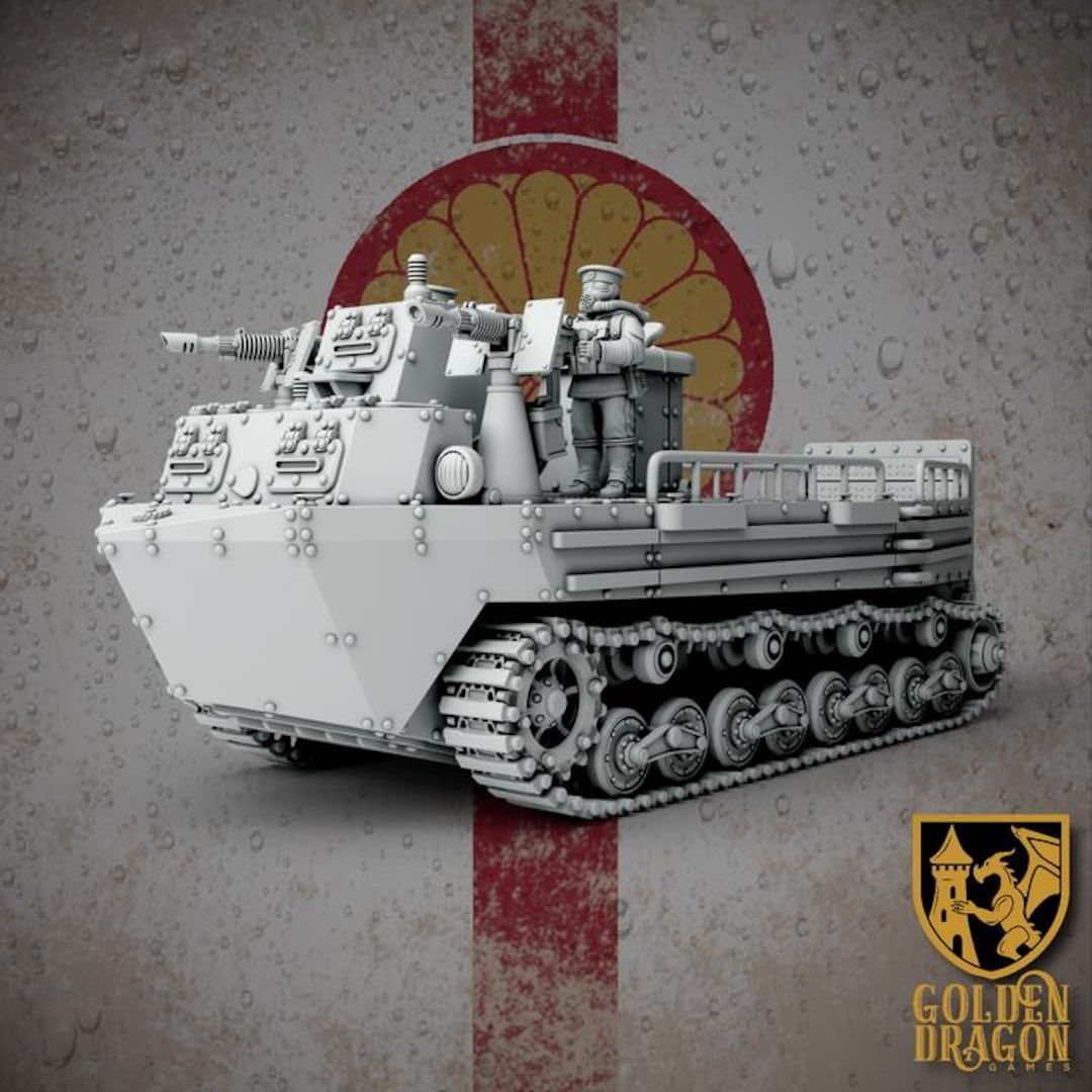 Empire of Japan - Type 4 Ka-tsu-kai Amphibious Landing Vehicle ...