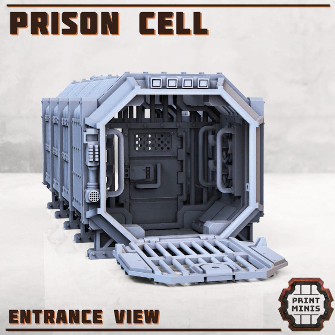 Modular Transport Prison Cell Containers Terrain Building 28mm - Etsy
