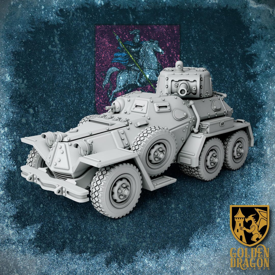 Russian Empire Faction - BA-36 Armored Scout Car - Marcher: Empires at ...