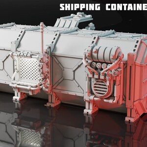 Modular Shipping Container Habitation Unit 28mm Scale Terrain - Etsy