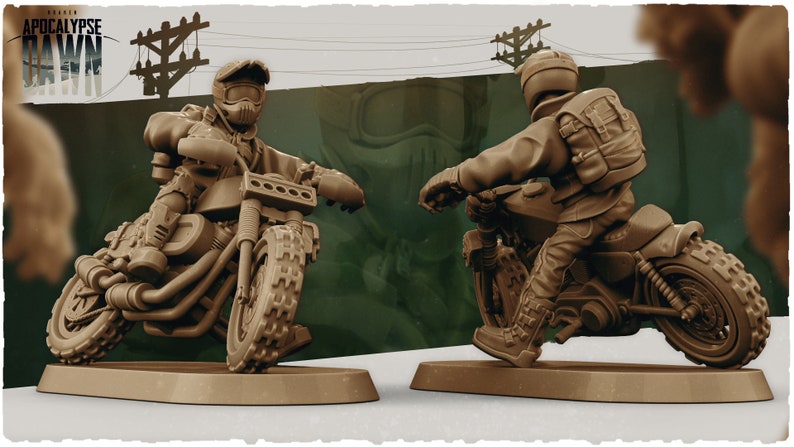 Rider of the Highway Road Riding Bikers 5 Pack 32mm Scale - Etsy
