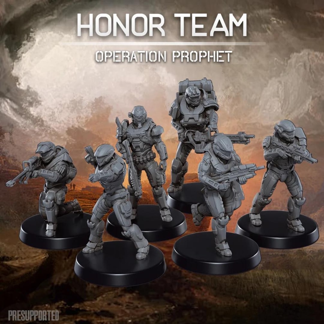 Honor Team Operation Prophet 32mm Scale Miniatures - Etsy