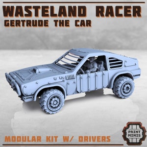 Modular Wasteland Racer Car Gertrude 28mm Scale Vehicle - Etsy