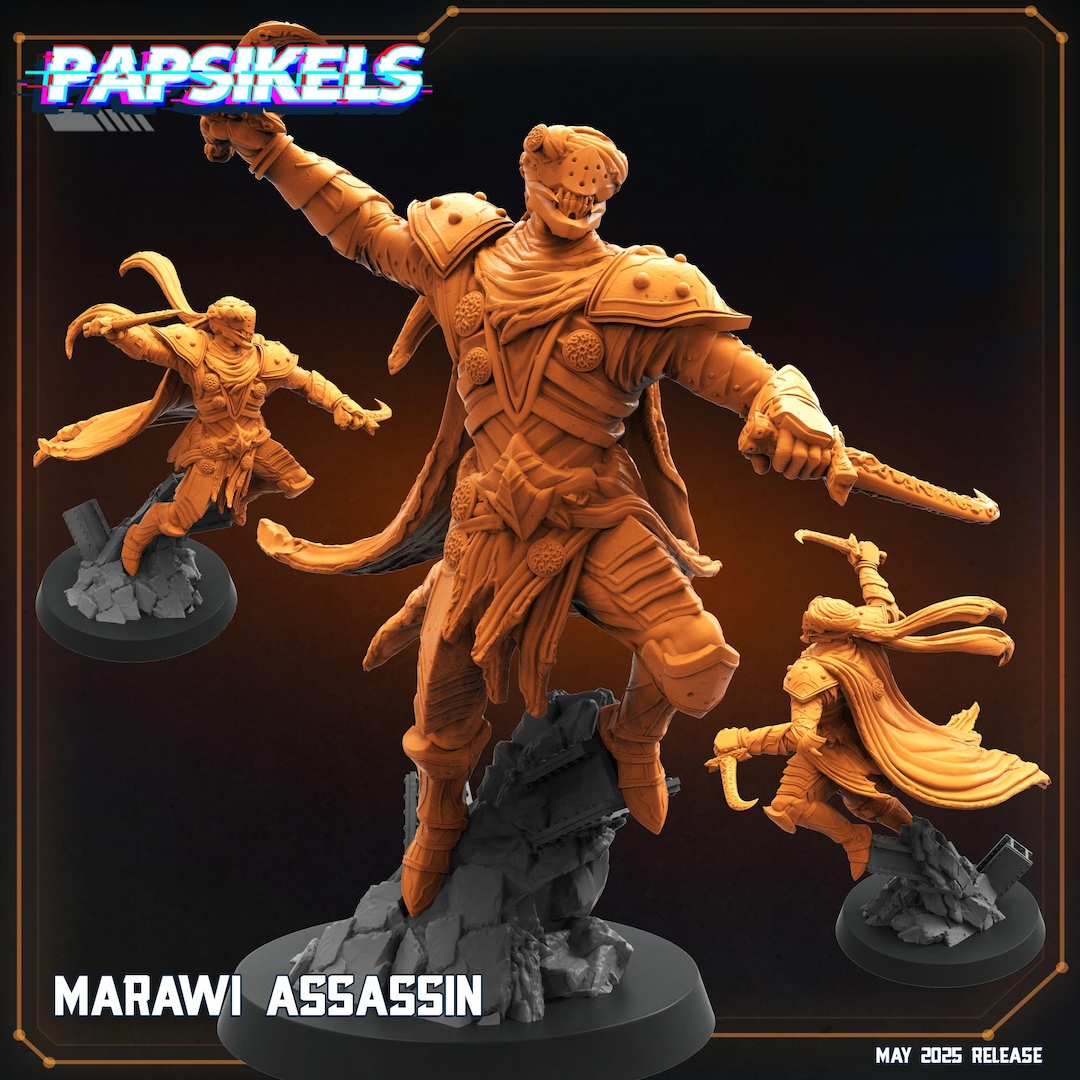 Mawari Assassin 32mm Scale Miniature - Etsy