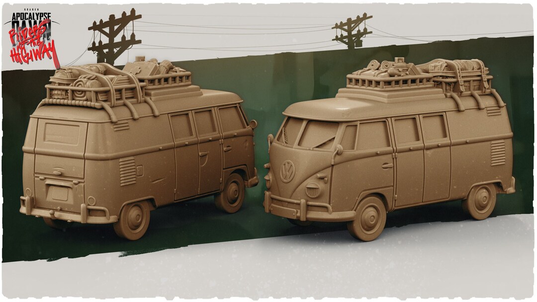 Riders of the Highway Vehicle WW Camper 32mm Scale - Etsy