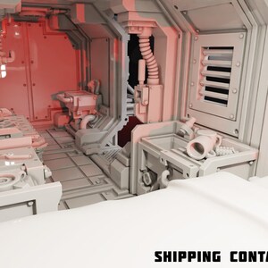 Modular Shipping Container Habitation Unit 28mm Scale Terrain - Etsy