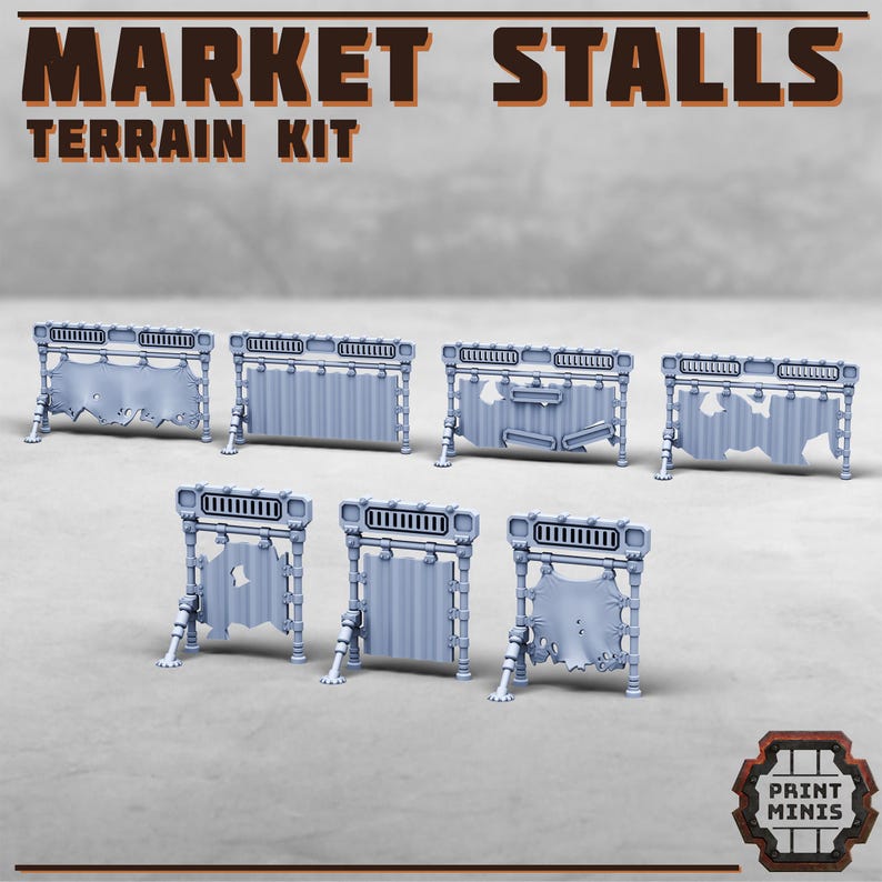 Kraka Market Terrain Building Kit 28mm Scale - Etsy