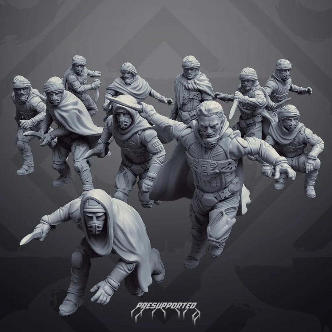 Oasis Imperium Nomads 32mm Scale Miniatures - Etsy
