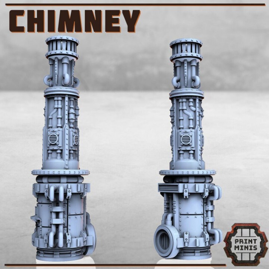 Industrial Chimney 28mm Scale Terrain Piece - Etsy