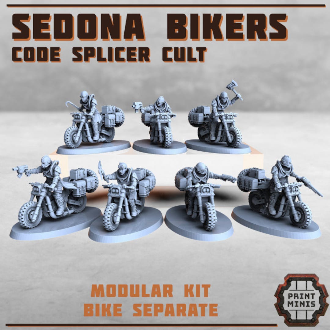 Modular Sedona Bikes Code Splicer 28mm Scale Vehicles - Etsy