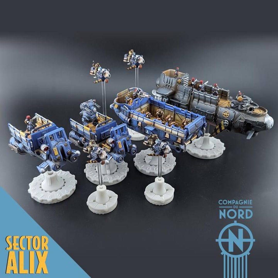 Sector AL-IX Compagnie Du Nord Faction Pack 12mm Scale Miniatures - Etsy