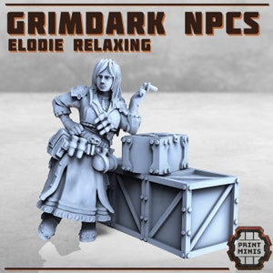Grimdark Npcs Terrain 28mm Scale Miniature - Etsy